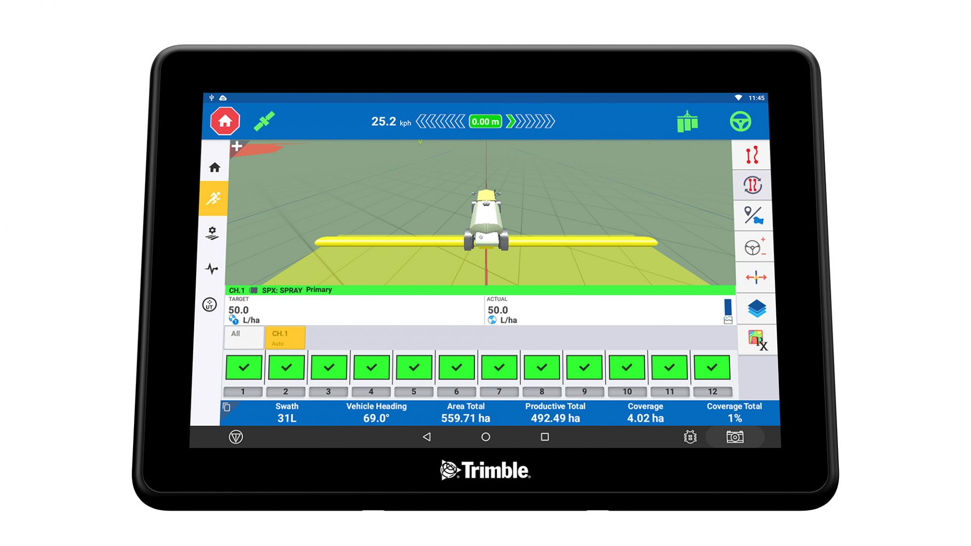 Nieuwe displays van Trimble bieden volgende generatie prestaties